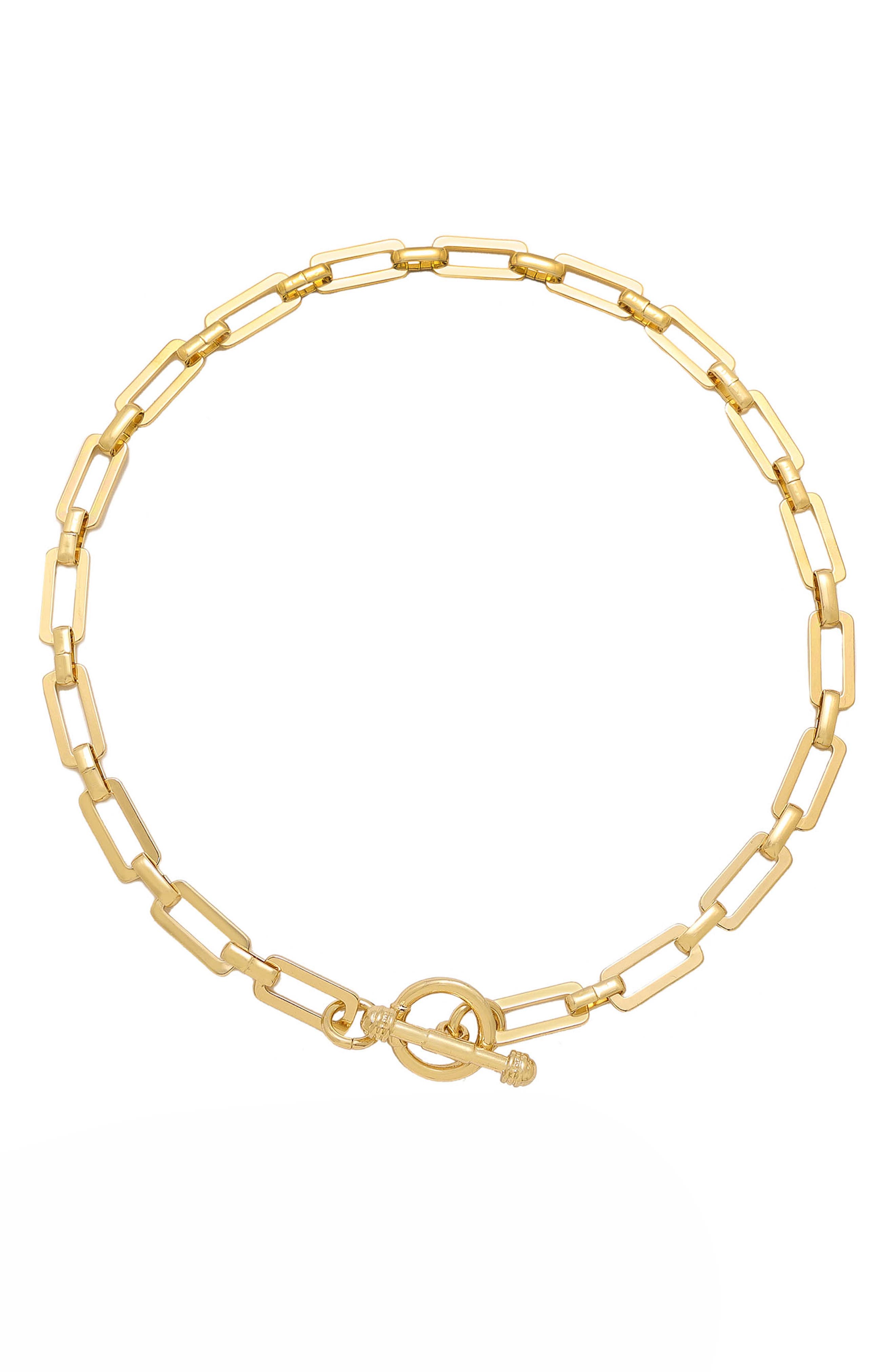 Ettika Rectangle Chain Necklace | Nordstrom