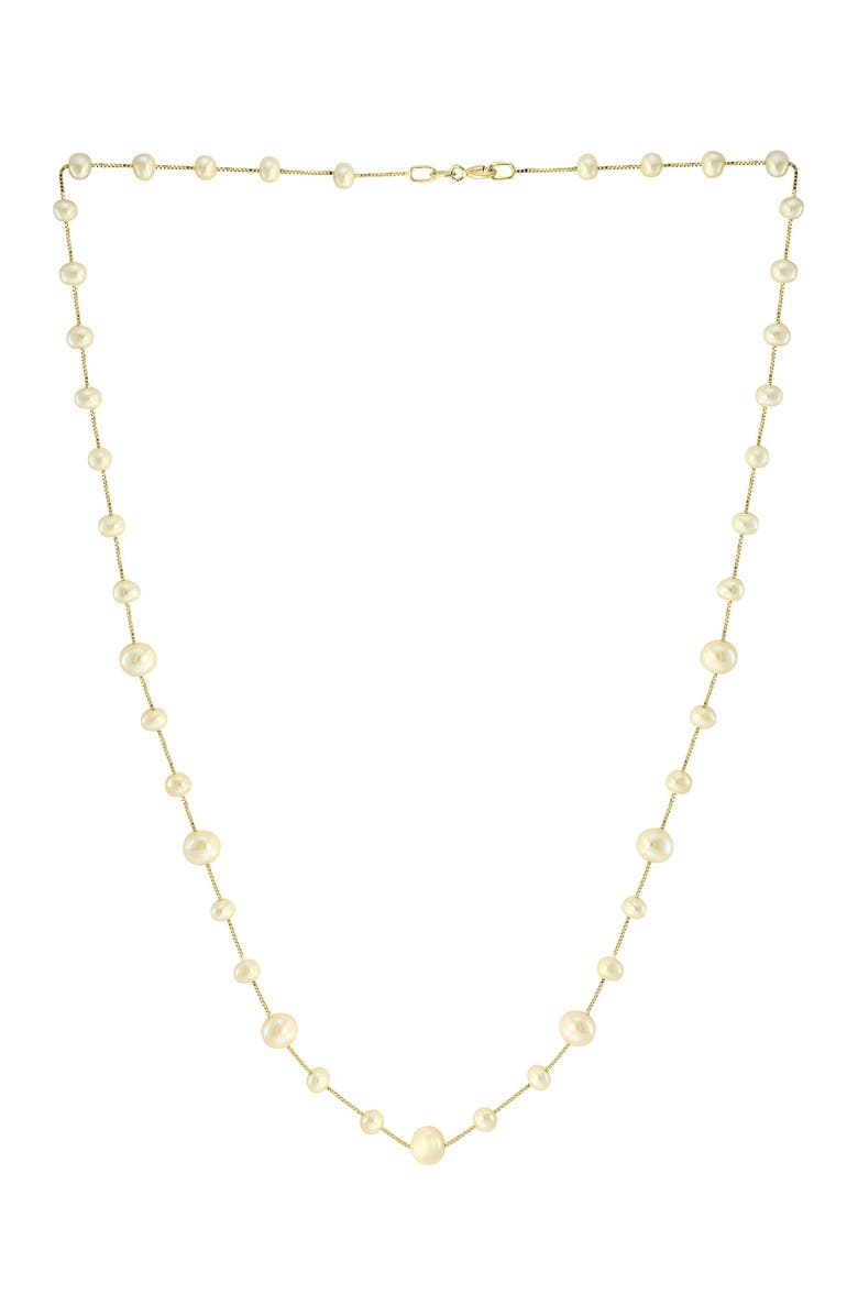 Effy 14k Yellow Gold Freshwater Pearl Station Necklace Nordstromrack