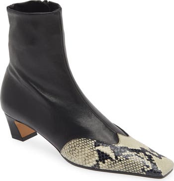Khaite Dallas Cap Toe Sock Bootie (Women) | Nordstrom