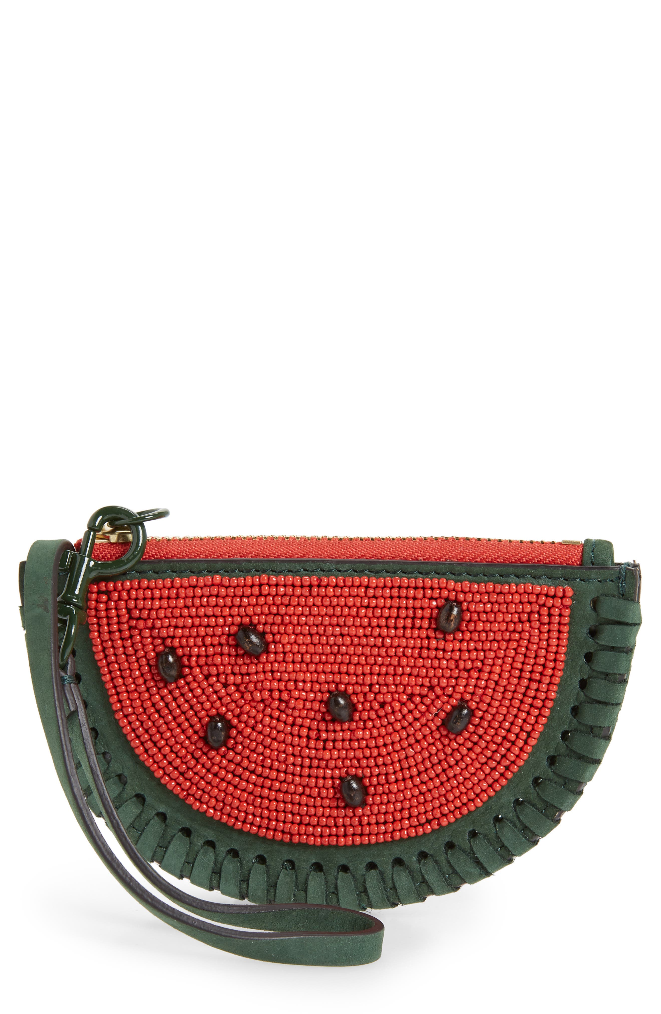 Tory Burch Watermelon Leather Coin Pouch | Nordstromrack