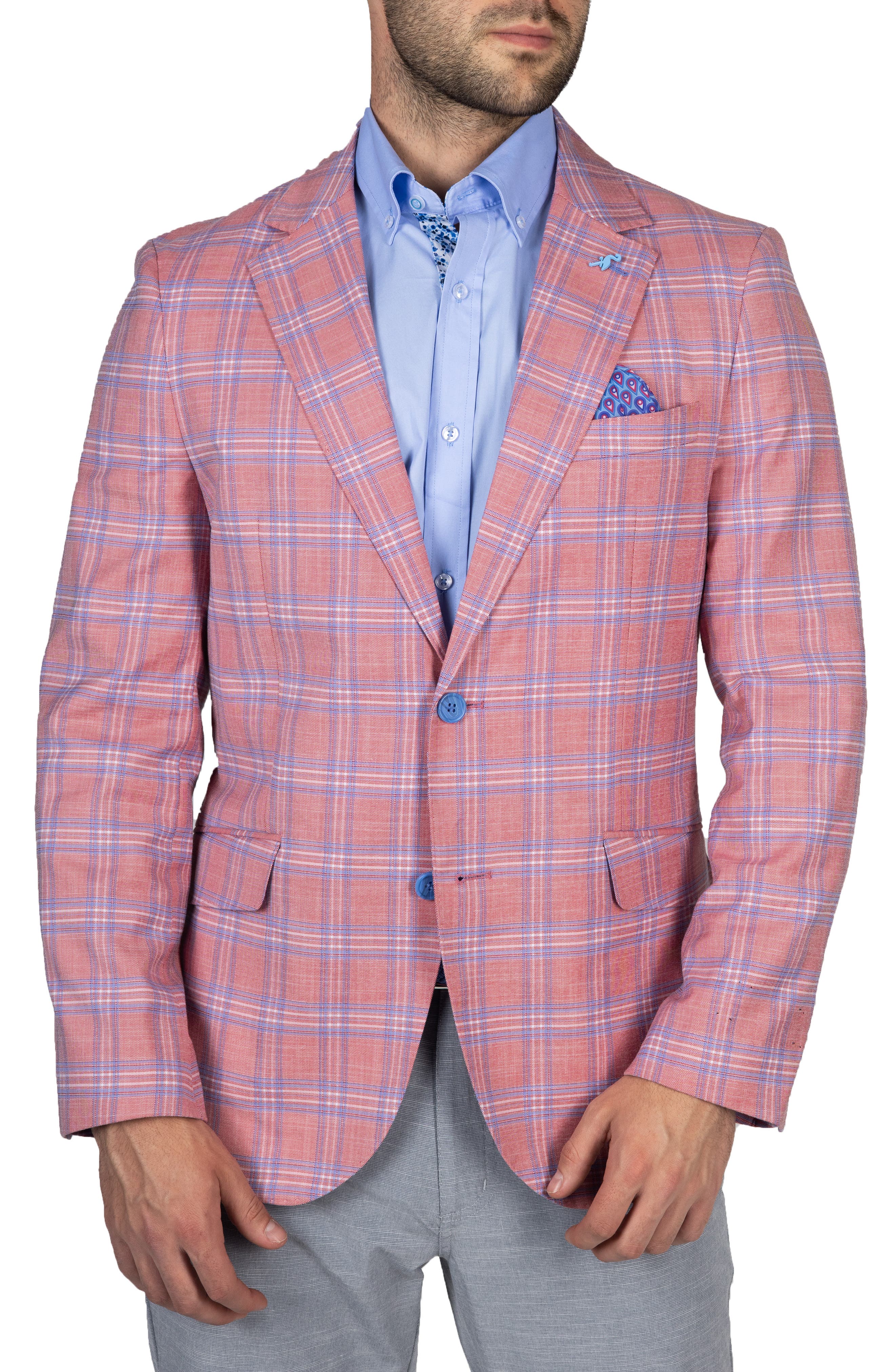 TailorByrd Heritage Plaid Windowpane Sport Coat | Nordstromrack