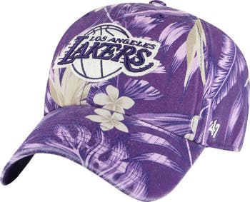 '47 Men's '47 Purple Los Angeles Lakers Tropicalia Floral Clean Up ...