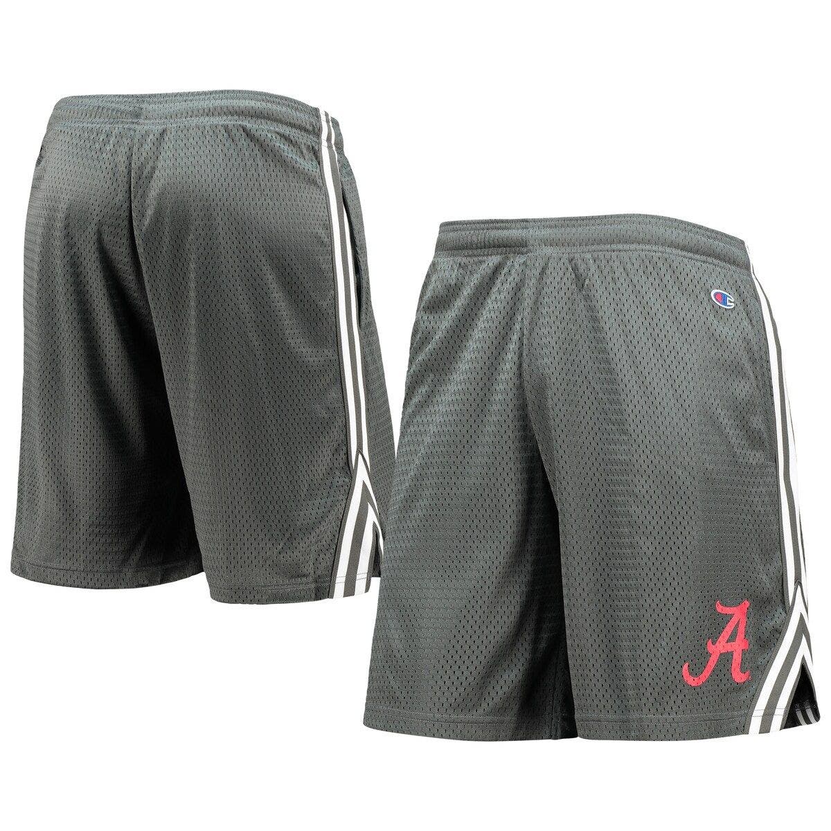 Champion Men's Champion Gray Alabama Crimson Tide Team Lacrosse Shorts ...