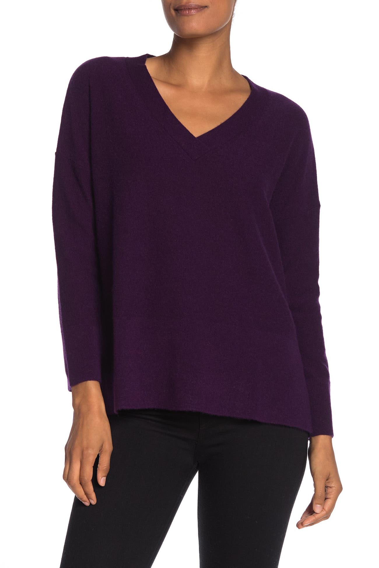 GRIFFEN CASHMERE | Boyfriend V-Neck Sweater | Nordstrom Rack