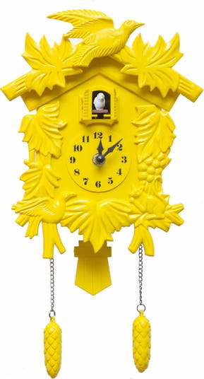 WALPLUS Yellow Cuckoo Clock in Yellow | Nordstromrack