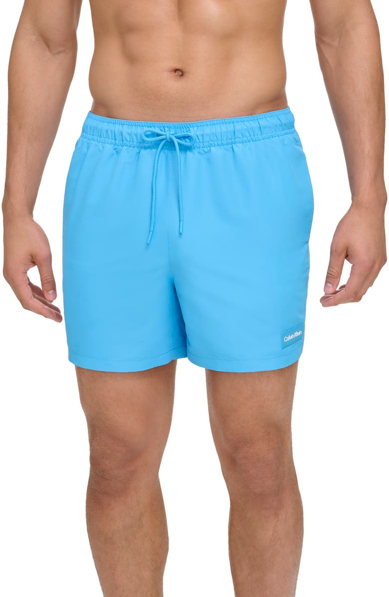 Calvin Klein Modern Euro Upf 40 Swim Trunks Nordstromrack