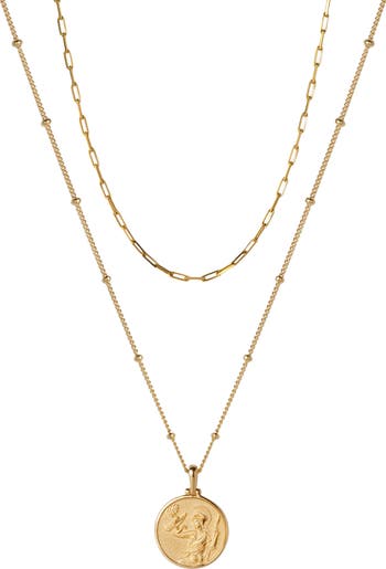 Awe Inspired Mini Athena Pendant Layered Necklace | Nordstrom