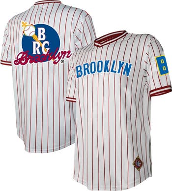 STITCHES Men's Stitches White Brooklyn Royal Giants V-Neck Jersey ...