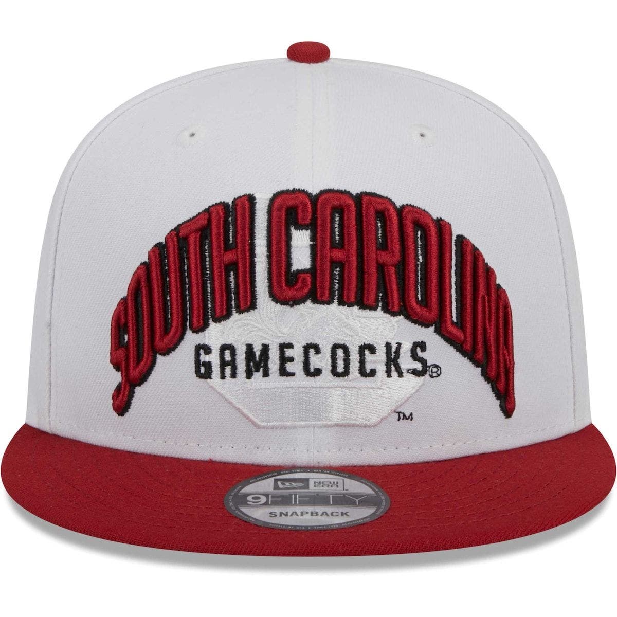 New Era Men's New Era White/Garnet South Carolina Gamecocks Two-Tone ...