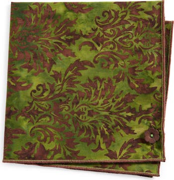 CLIFTON WILSON Print Cotton Pocket Square | Nordstrom