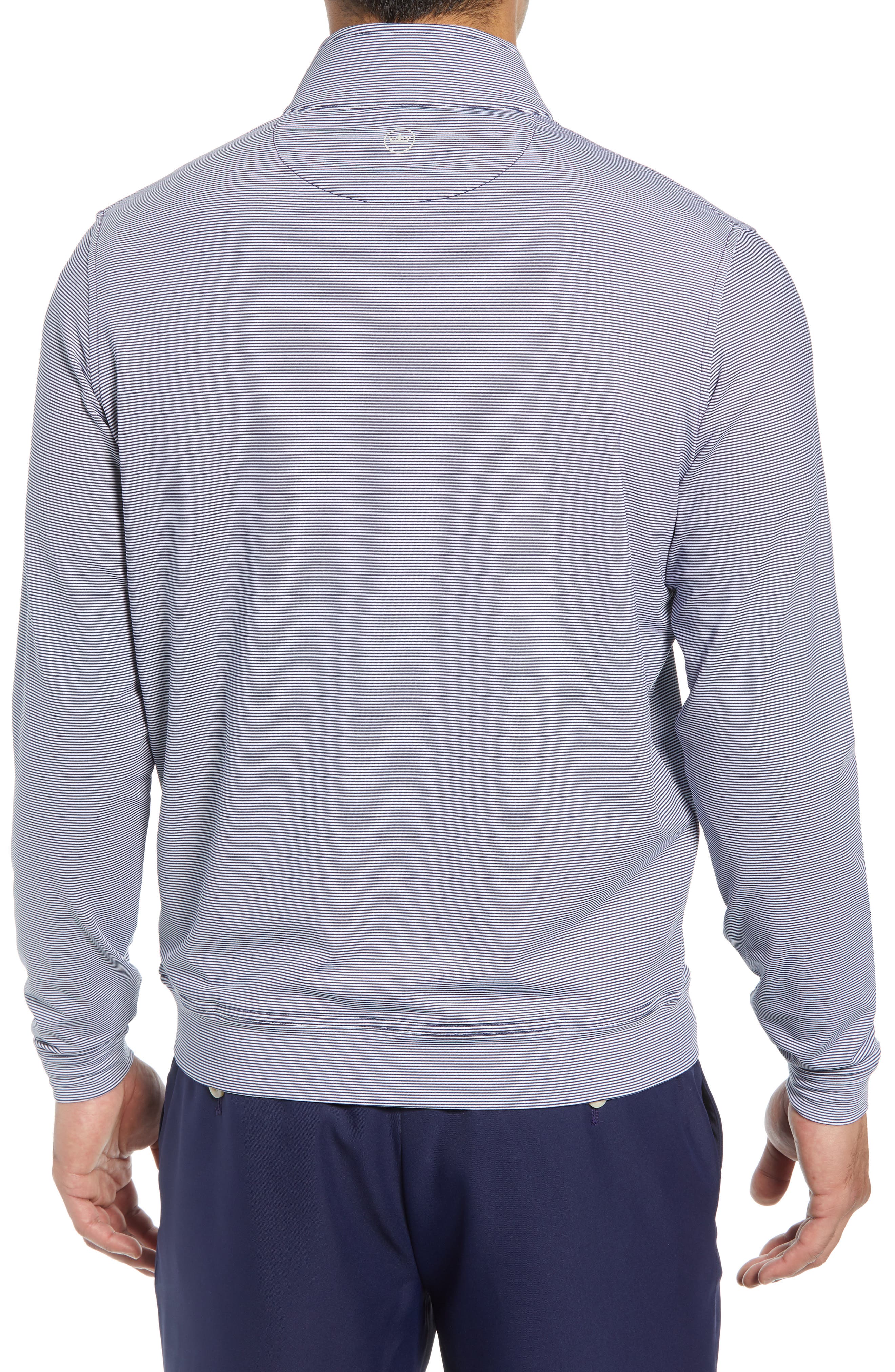 Peter Millar Perth Stripe Quarter Zip Performance Pullover | Nordstrom