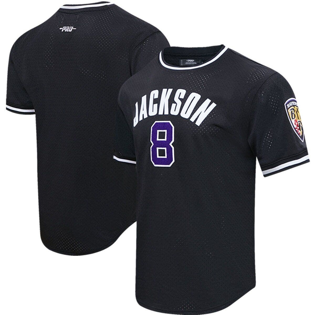 PRO STANDARD Men's Pro Standard Lamar Jackson Black Baltimore Ravens ...