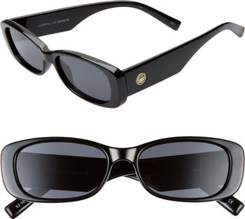 Le Specs Unreal 52mm Rectangular Sunglasses | Nordstrom