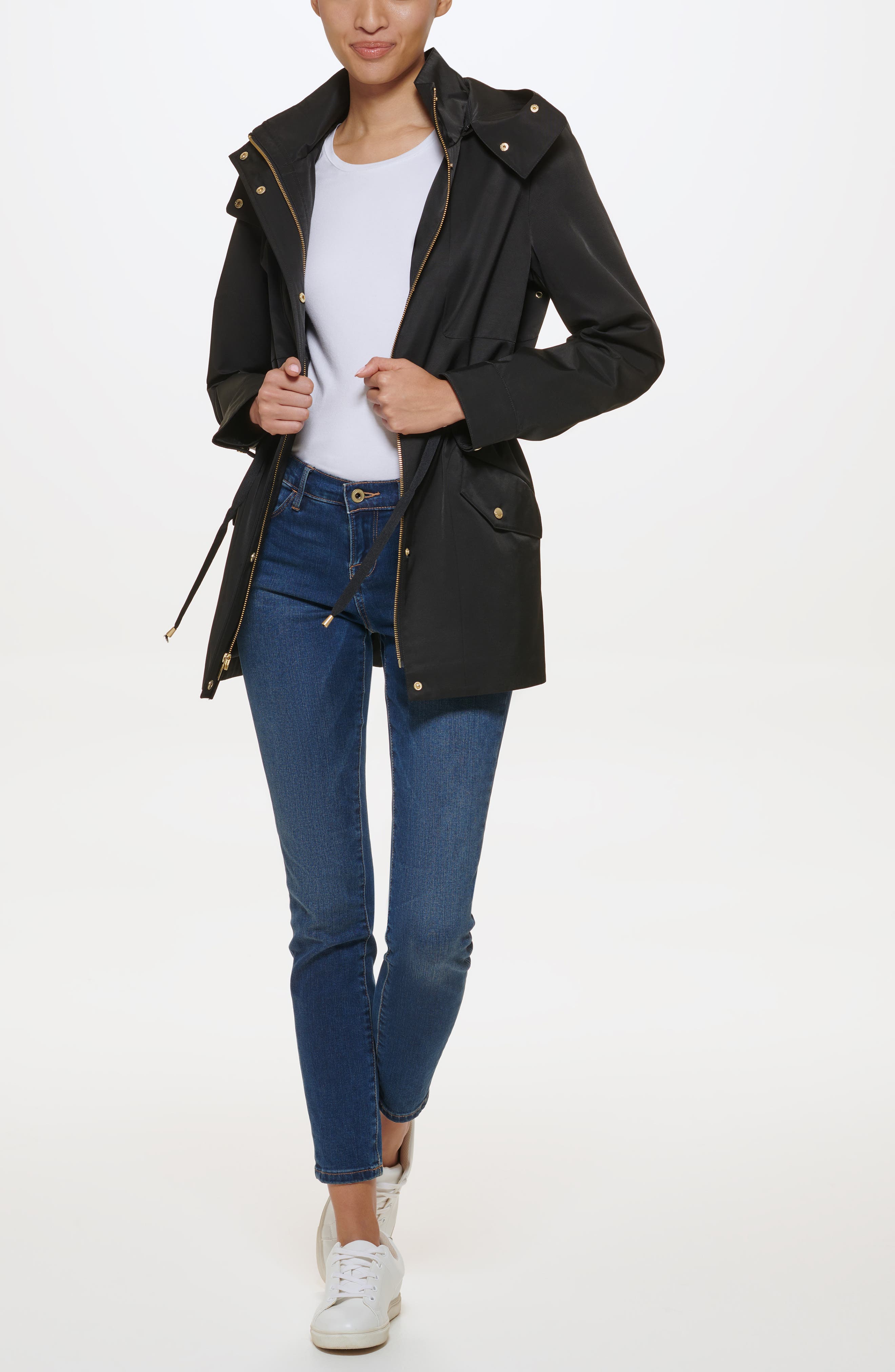 Cole Haan Short Rain Jacket | Nordstrom
