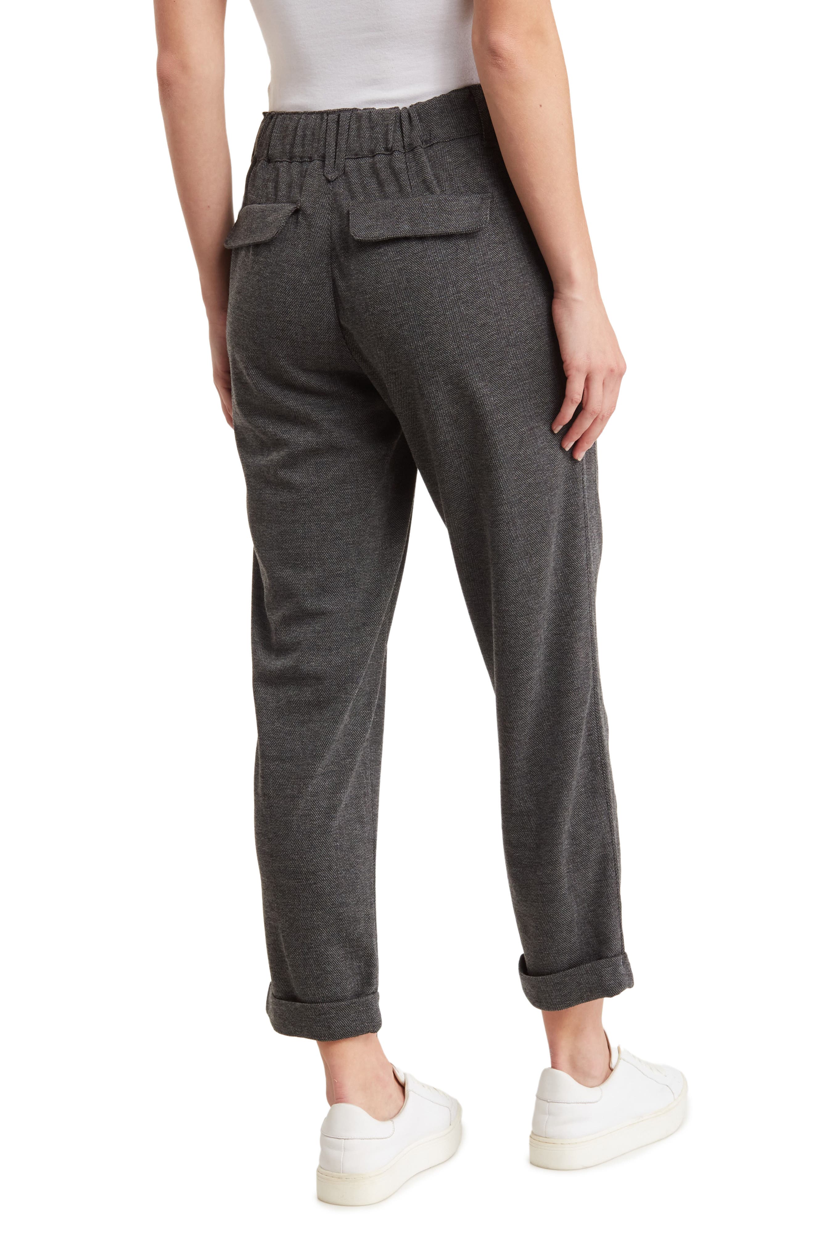 Democracy AB Leisure High Waist Cuffed Ponte Pants | Nordstromrack