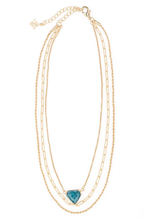 Women's Blue Necklaces