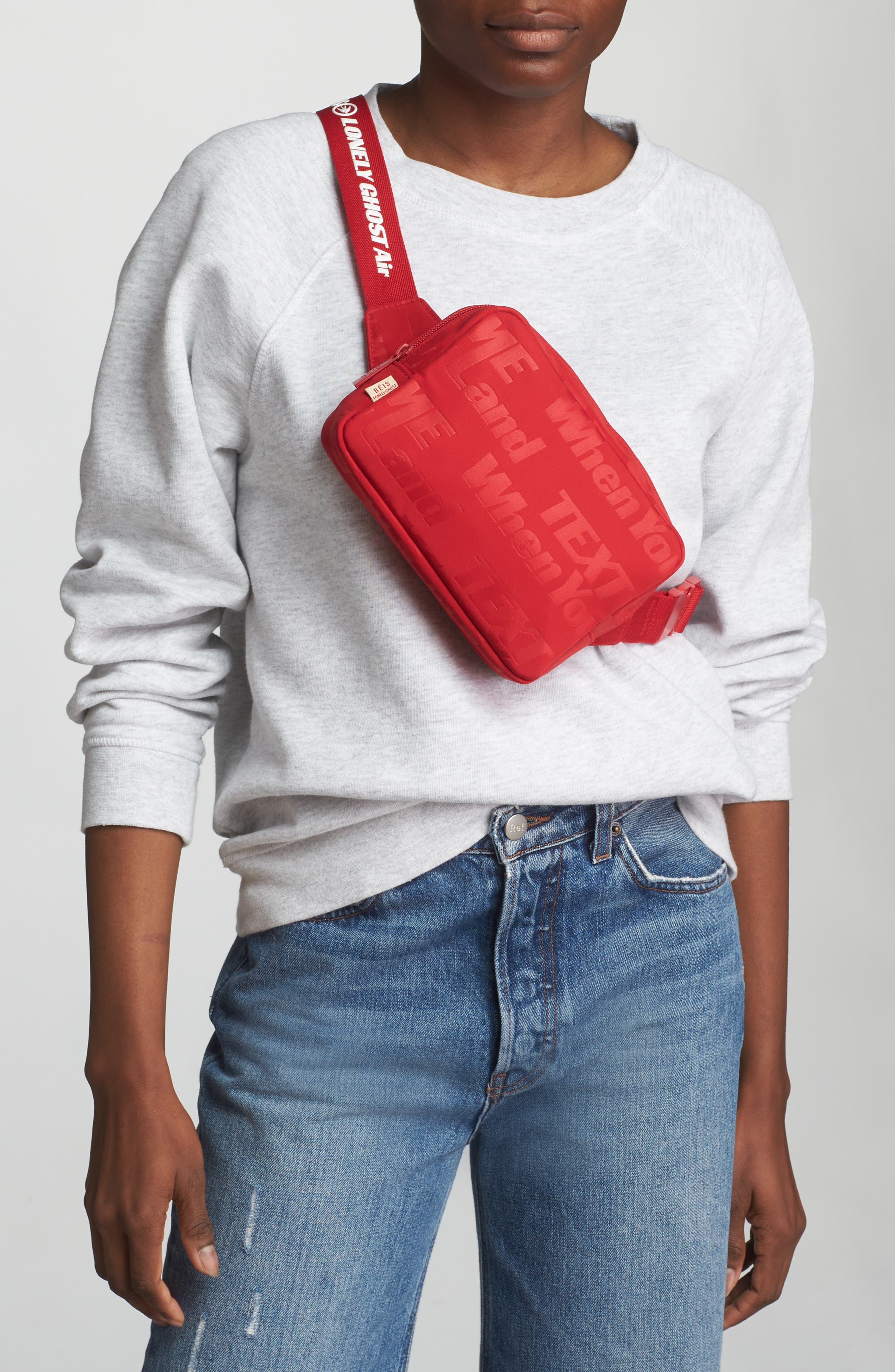 Béis x Lonely Ghost Belt Bag | Nordstrom