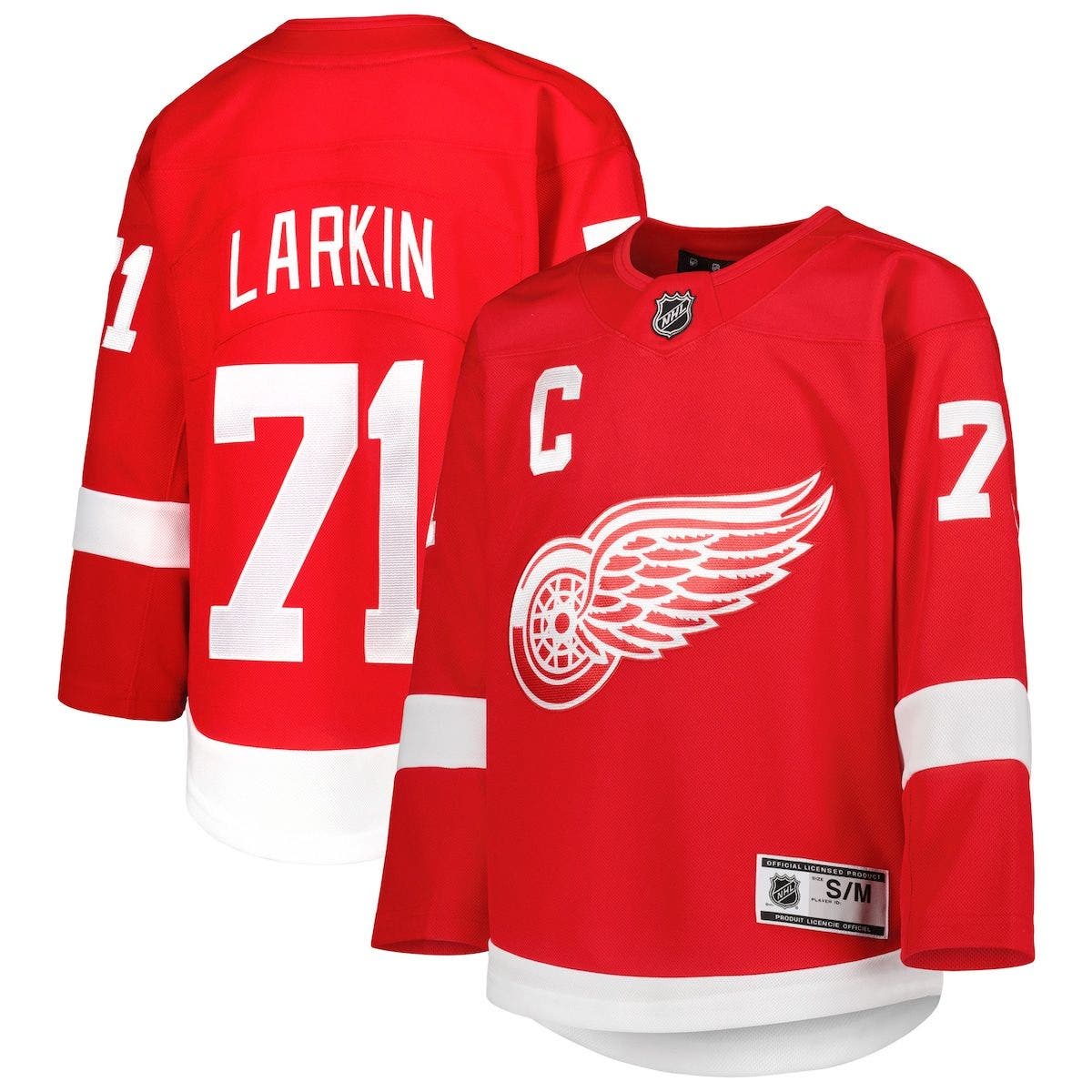 Outerstuff Youth Dylan Larkin Red Detroit Red Wings Home Premier Player ...