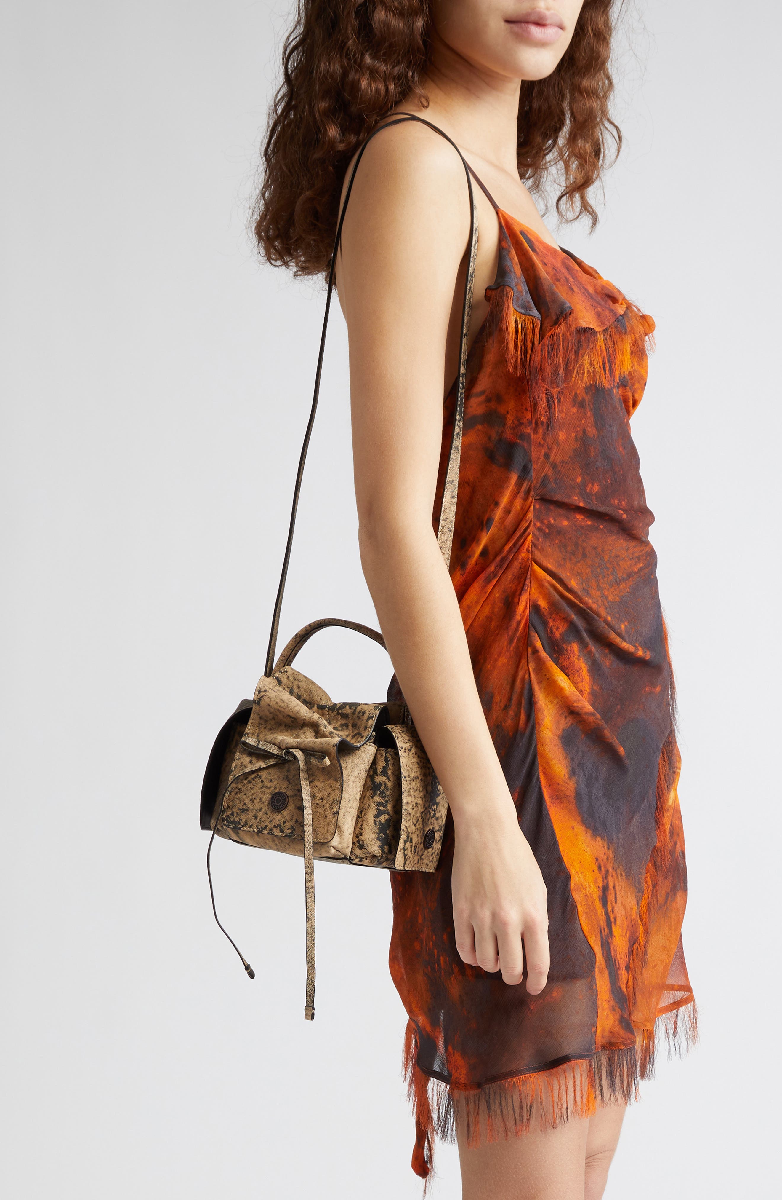 Acne Studios Multipocket Mini Leather Handbag | Nordstrom