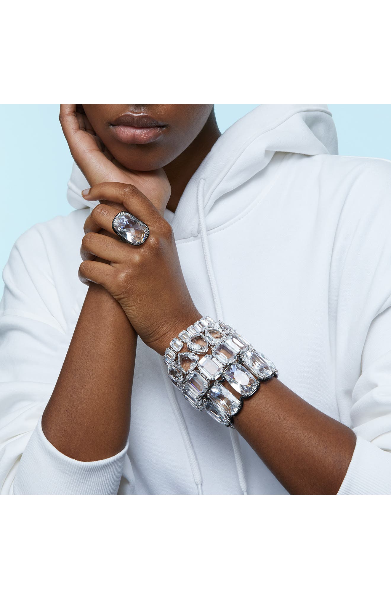 Swarovski Harmonia Crystal Cuff Bracelet | Nordstrom