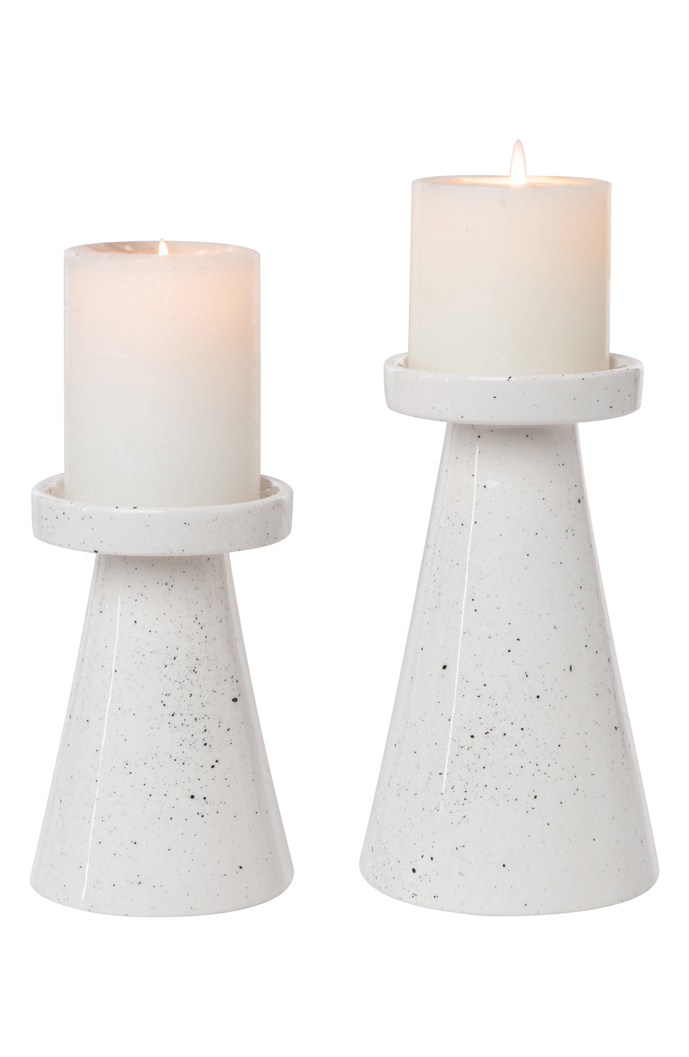 Transpac Set of Two Pillar Candle Stick Holders | Nordstromrack