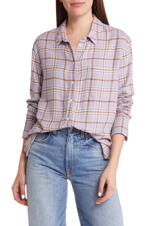 Women's Purple Button Up Tops | Nordstrom