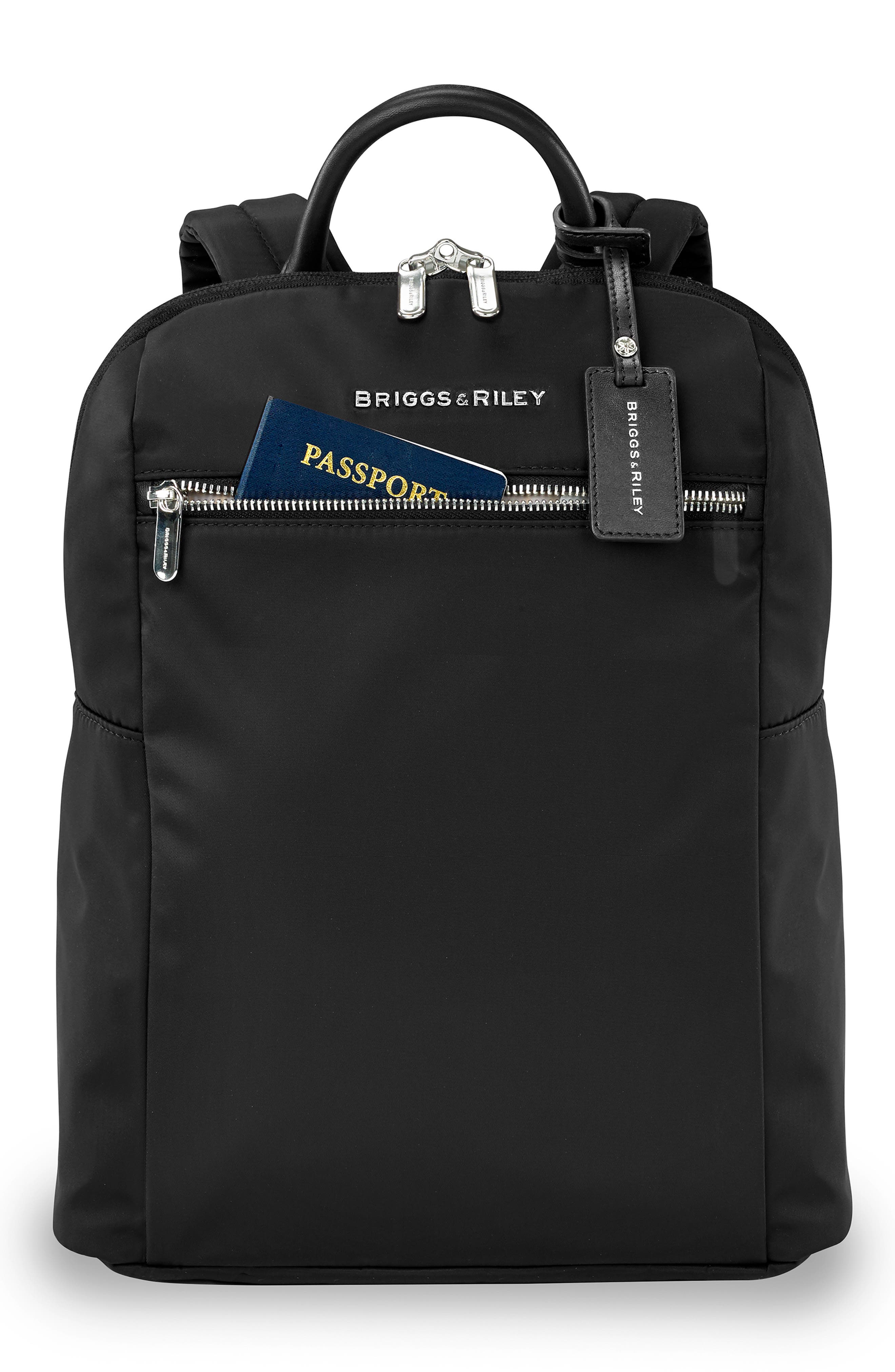 Briggs & Riley Slim Backpack in Black | Smart Closet