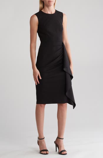 Calvin Klein Ruffle Sheath Dress | Nordstromrack