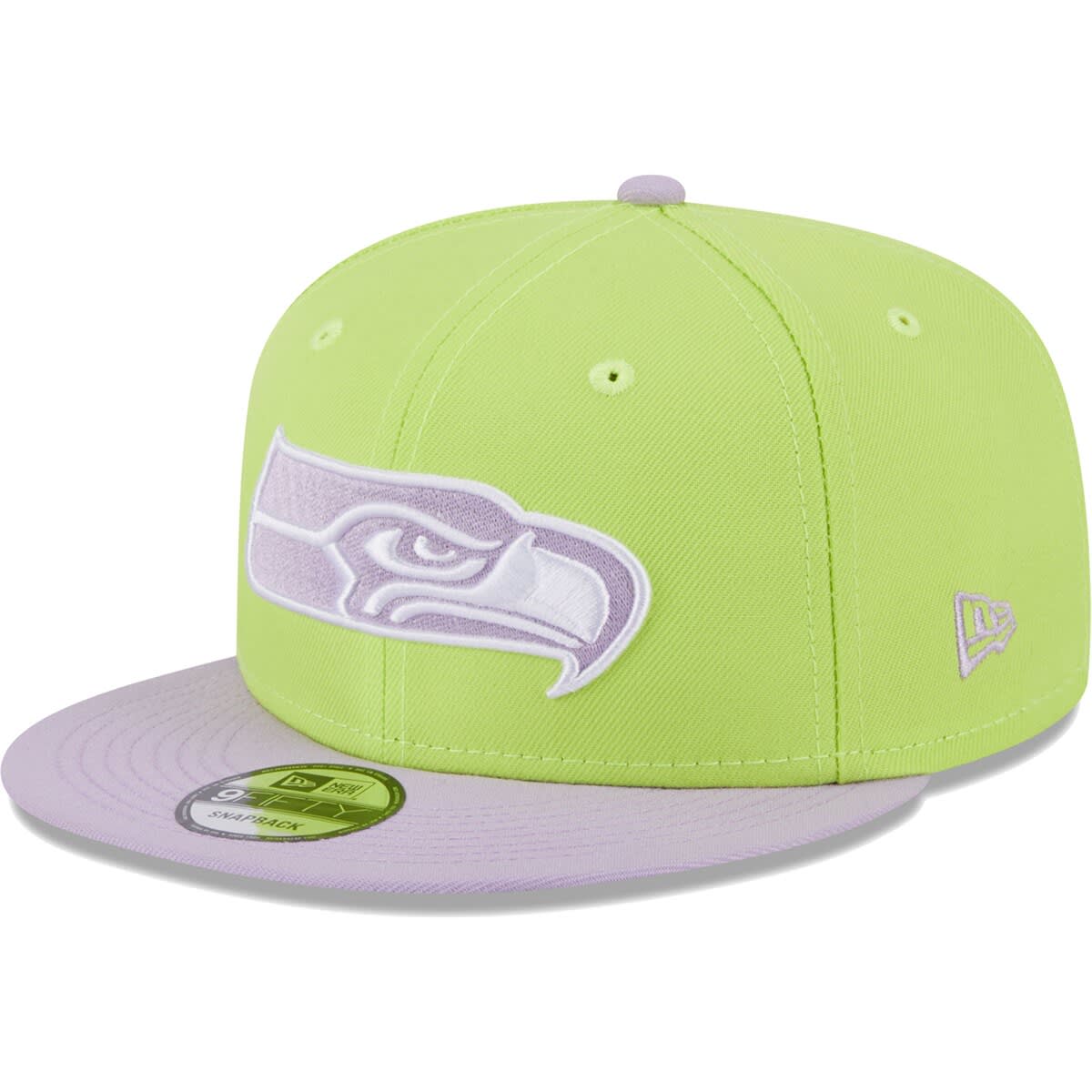 New Era Men's New Era Neon Green/Lavender Seattle Seahawks Two-Tone ...