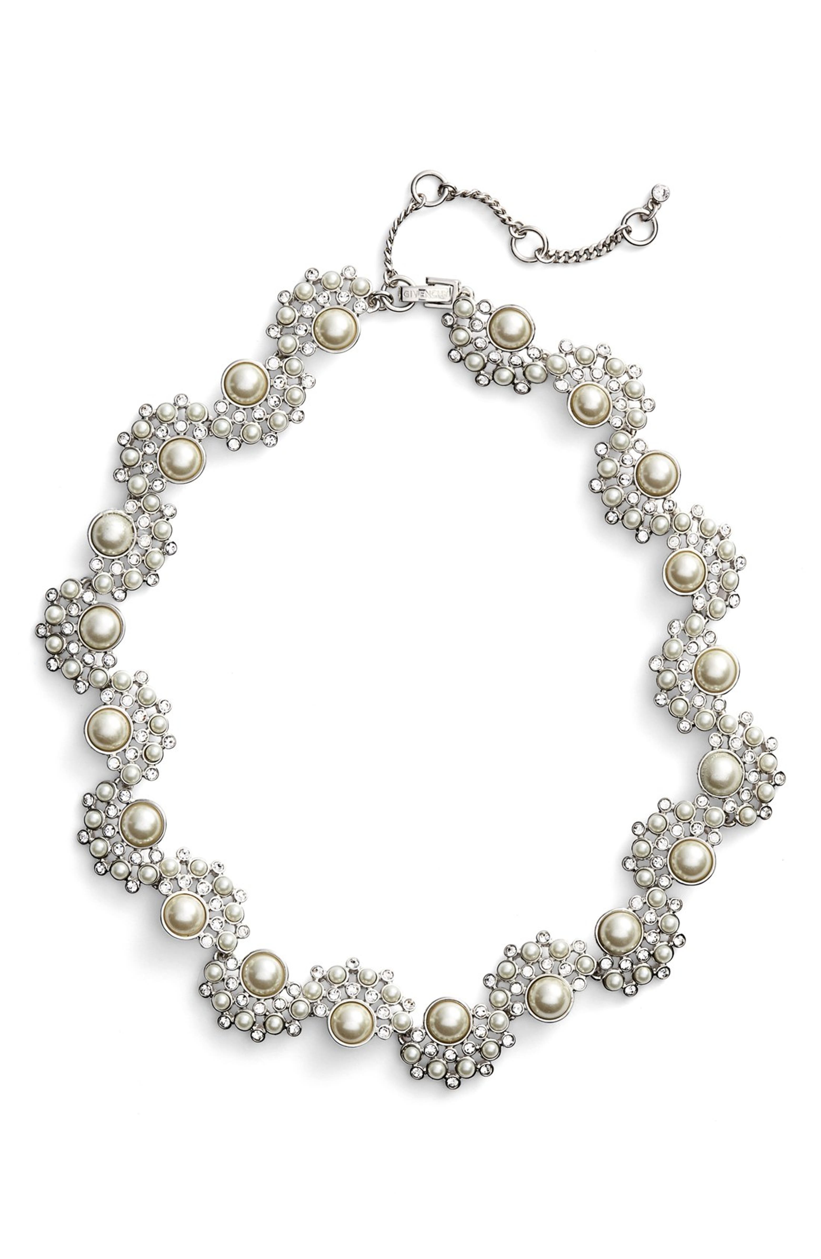 Givenchy Faux Pearl Collar Necklace Nordstrom