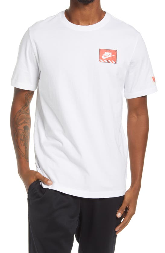 Nike Sportswear Air Figure Mech Graphic Tee In White | ModeSens