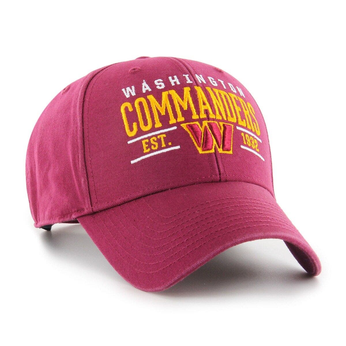 '47 Men's '47 Burgundy Washington Commanders Centerline MVP Adjustable ...