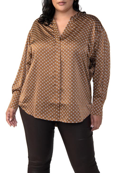 Split Neck Plus-Size Tops for Women | Nordstrom