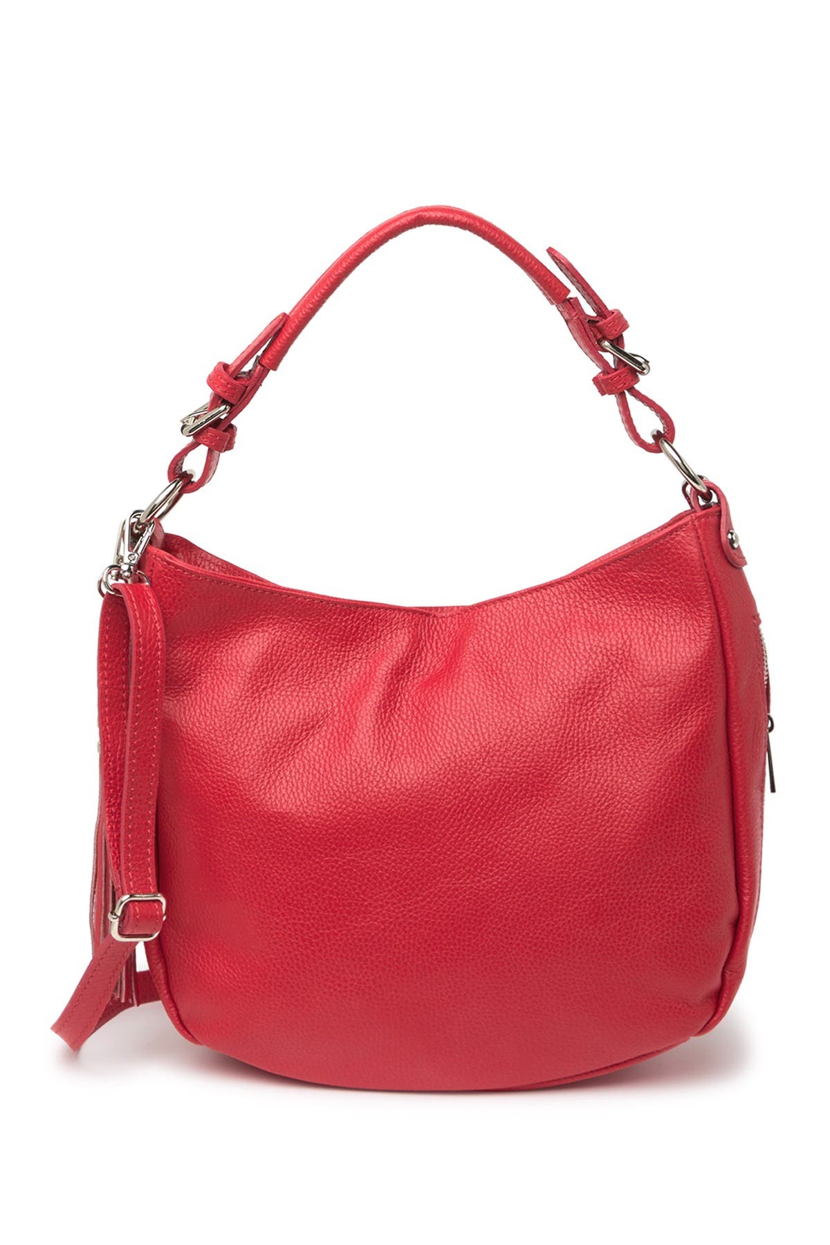 Massimo Castelli Top Handle Leather Crossbody Bag In Red | ModeSens