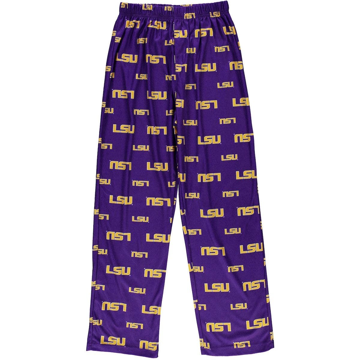 GENUINE STUFF LSU Tigers Youth Purple Team Logo Flannel Pajama Pants ...