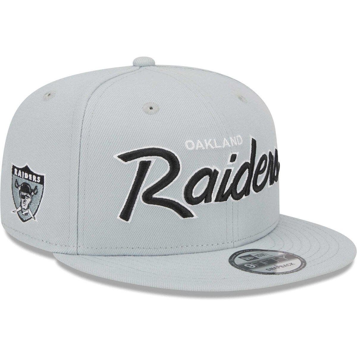 New Era Men's New Era Silver Oakland Raiders Gridiron Classics Main ...