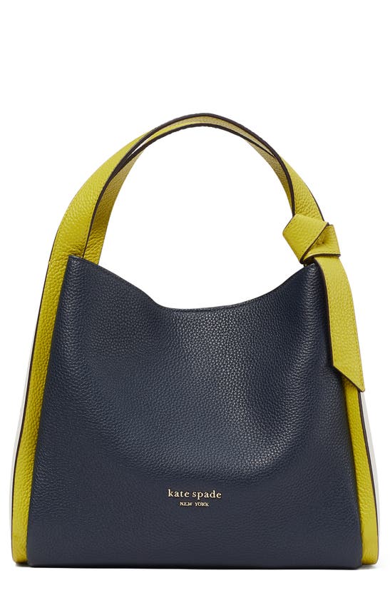 Kate Spade Knott Colorblocked Medium Crossbody Tote In Blazer Blue ...