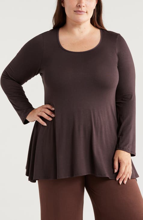 Brown Plus-Size Tops for Women | Nordstrom