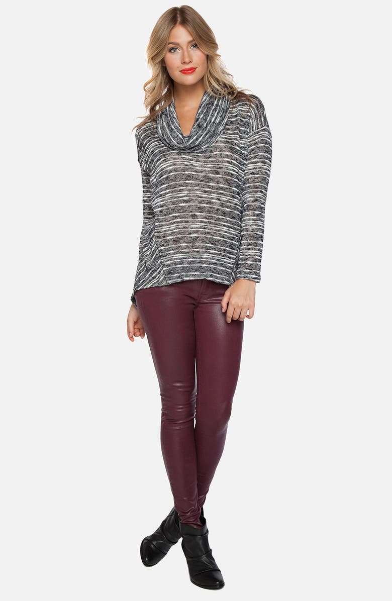Splendid Stripe Cowl Neck Sweater Nordstrom