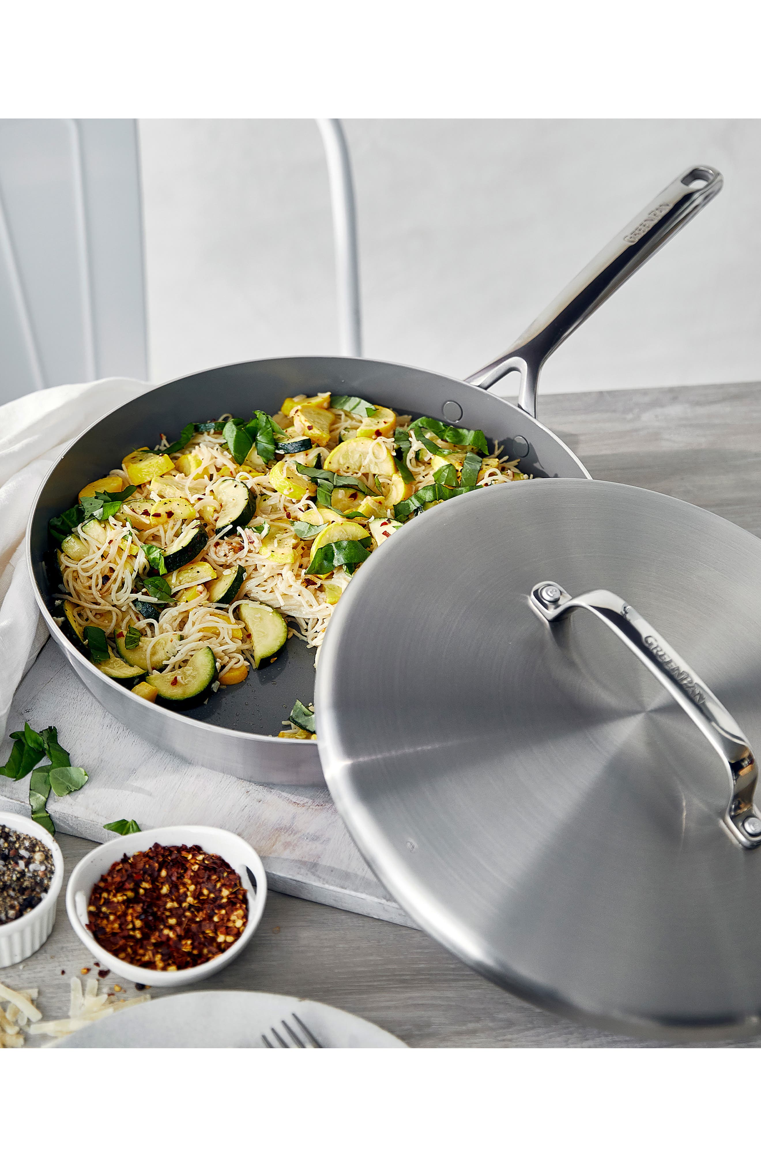 GreenPan GP5 Stainless Steel 12-Inch Frying Pan & Lid | Nordstrom