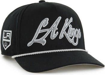 '47 Men's '47 Black Los Angeles Kings Overhand Logo Side Patch Hitch ...
