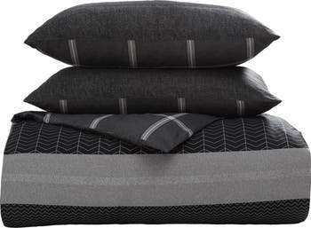 Bebejan Kyle Grid Print 5-Piece Reversible Comforter Set | Nordstromrack