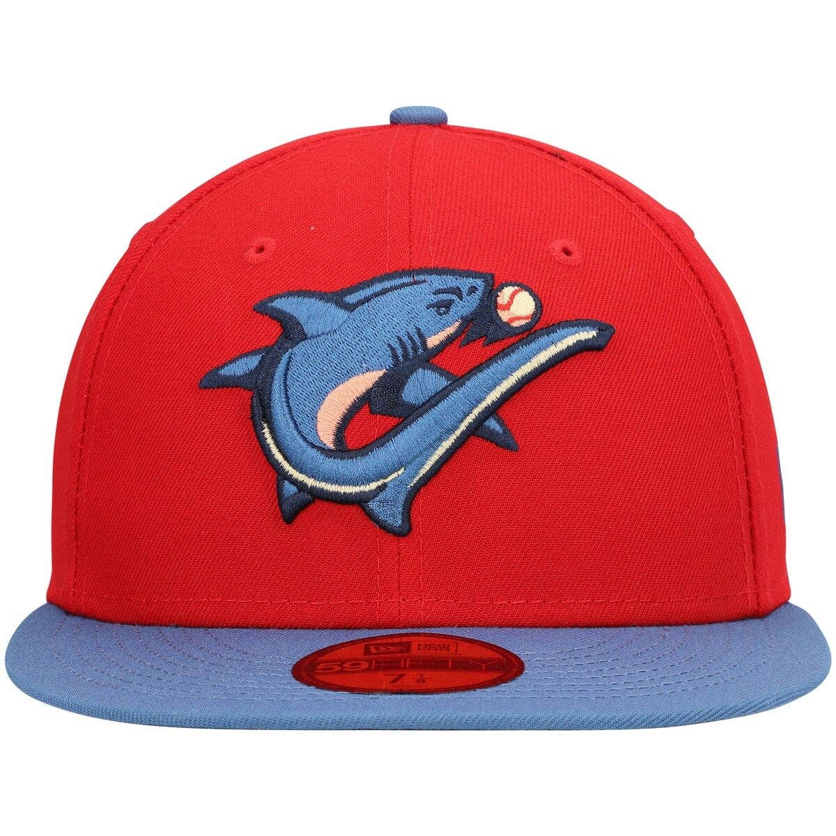 New Era Men's New Era Red Clearwater Threshers Road Authentic ...