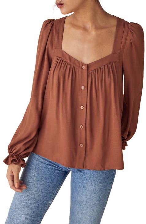 Women's Brown Tops | Nordstrom