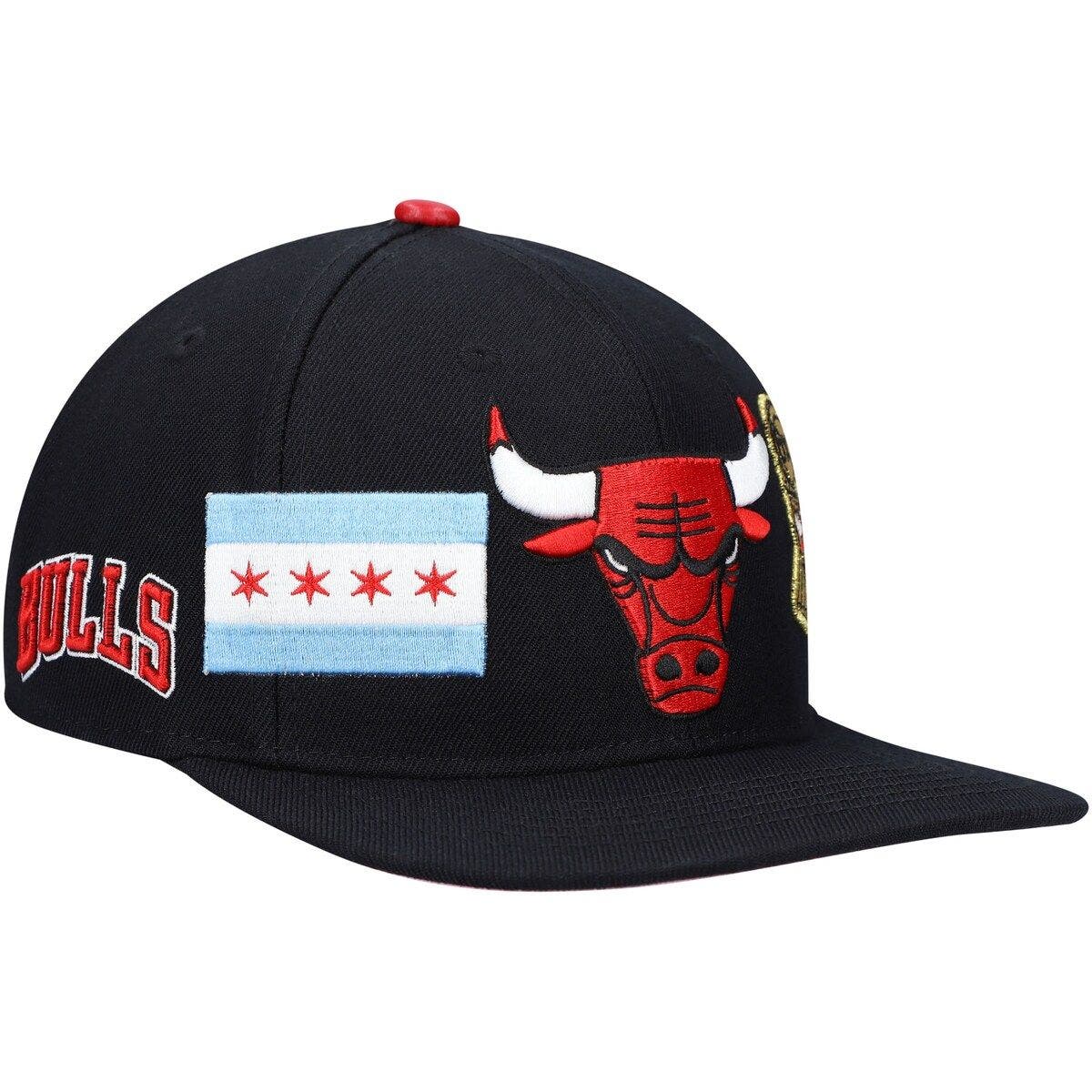 PRO STANDARD Men's Pro Standard Black Chicago Bulls Double Logo ...