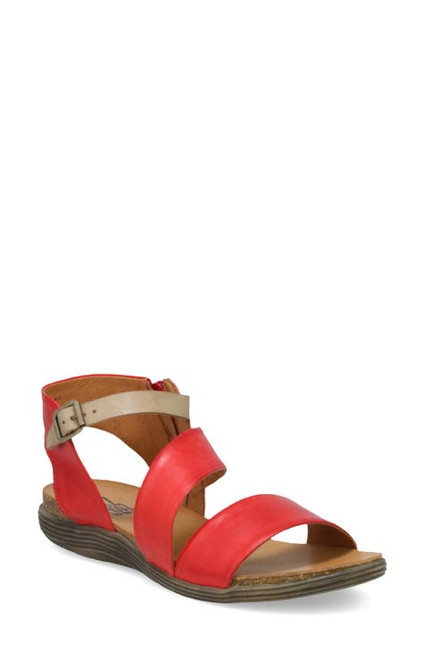 Womens Red Flat Sandals Nordstrom