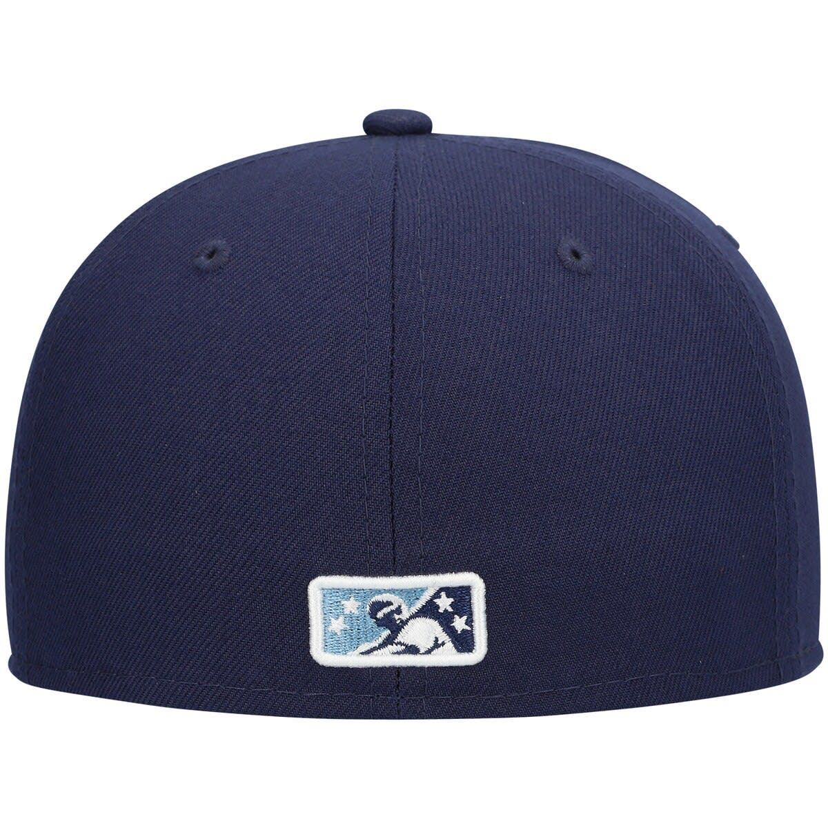 New Era Men's New Era Navy Wilmington Blue Rocks Authentic Collection ...