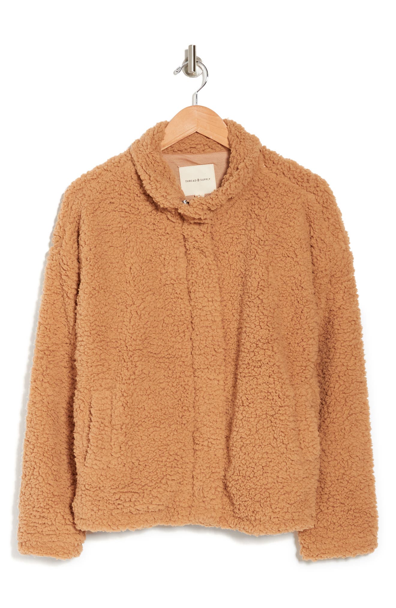 Thread & Supply Thread And Supply Wubby Faux Shearling Zip Jacket In ...