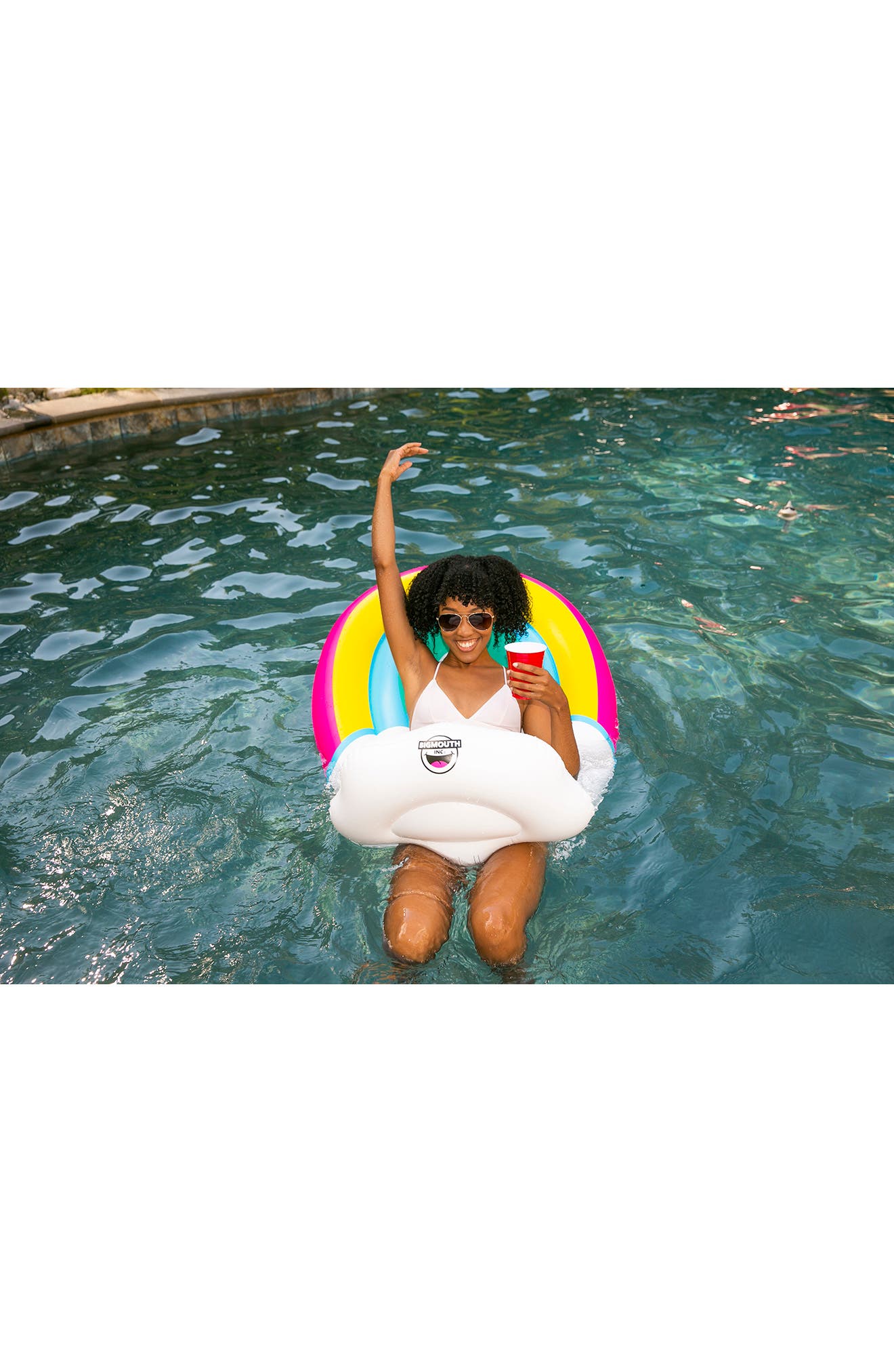 BigMouth Inc Rainbow Saddle Seat Pool Float | Nordstrom