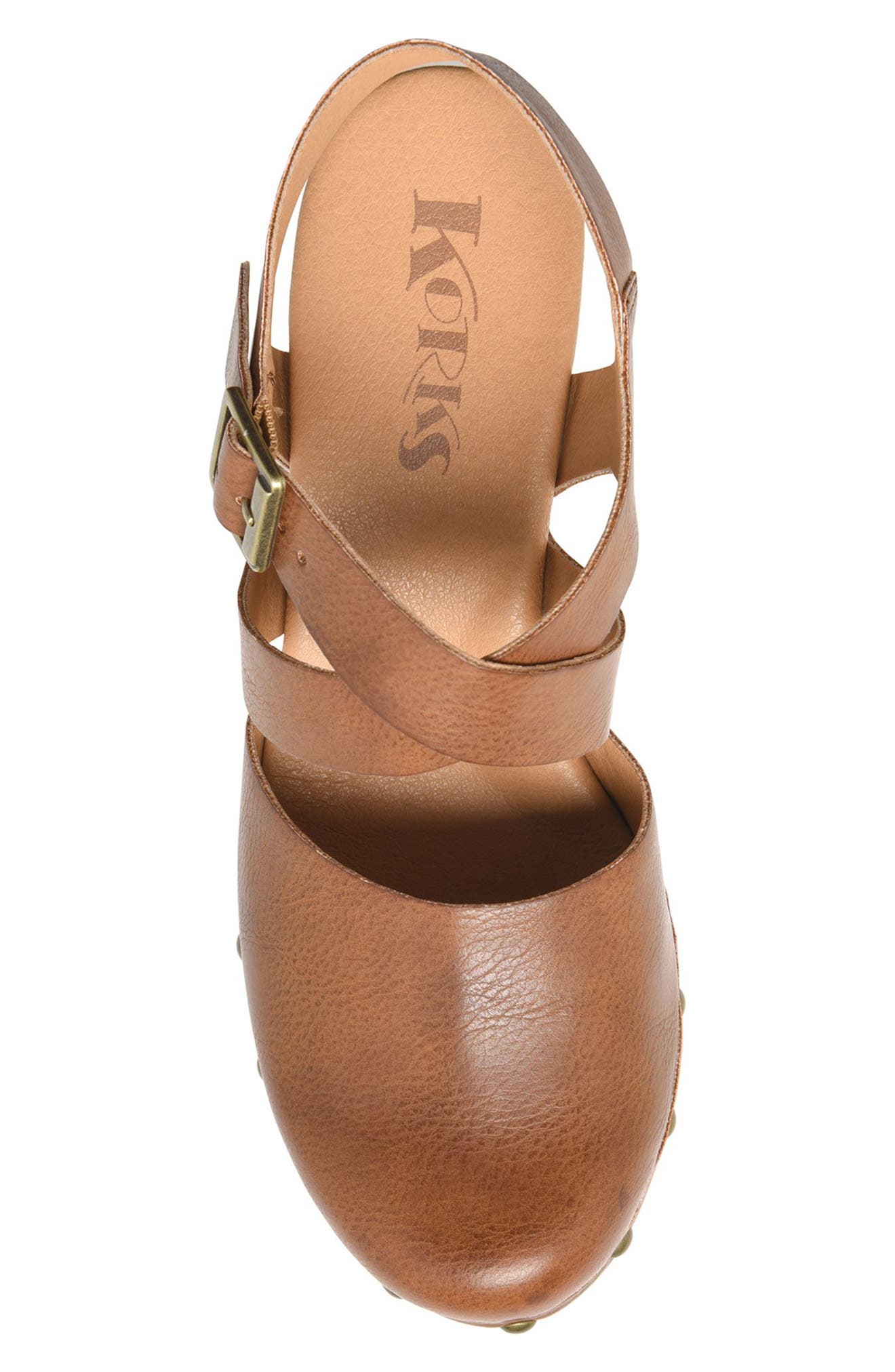 KORKS Abloom Strappy Clog Platform Slingback Pump | Nordstromrack